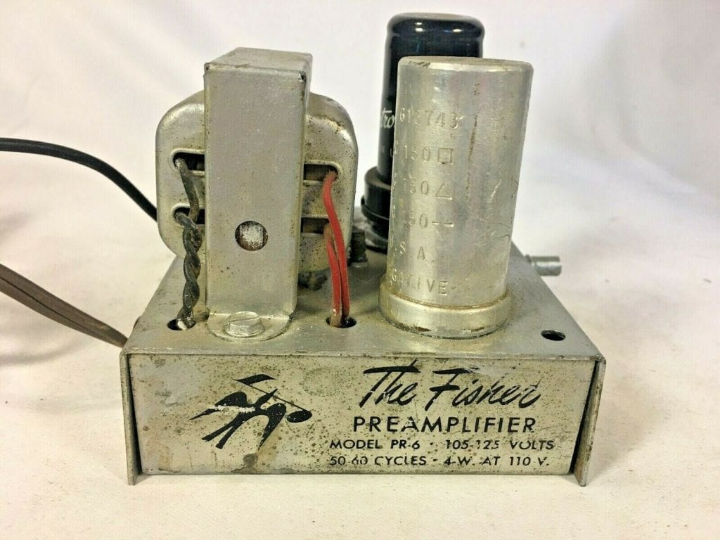 The Fisher PR-6 Tiny Single Tube Amp Vintage Mono Preamp – Darn Cute ...