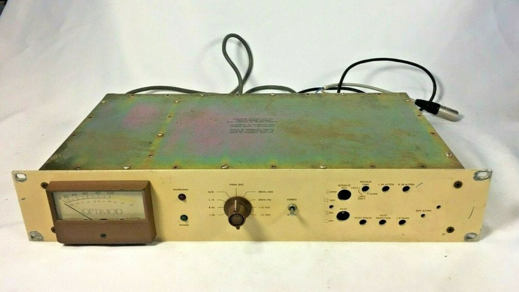 Optimod 8000A Vintage FM Audio Processor Orban Broadcast Radio – Vintage