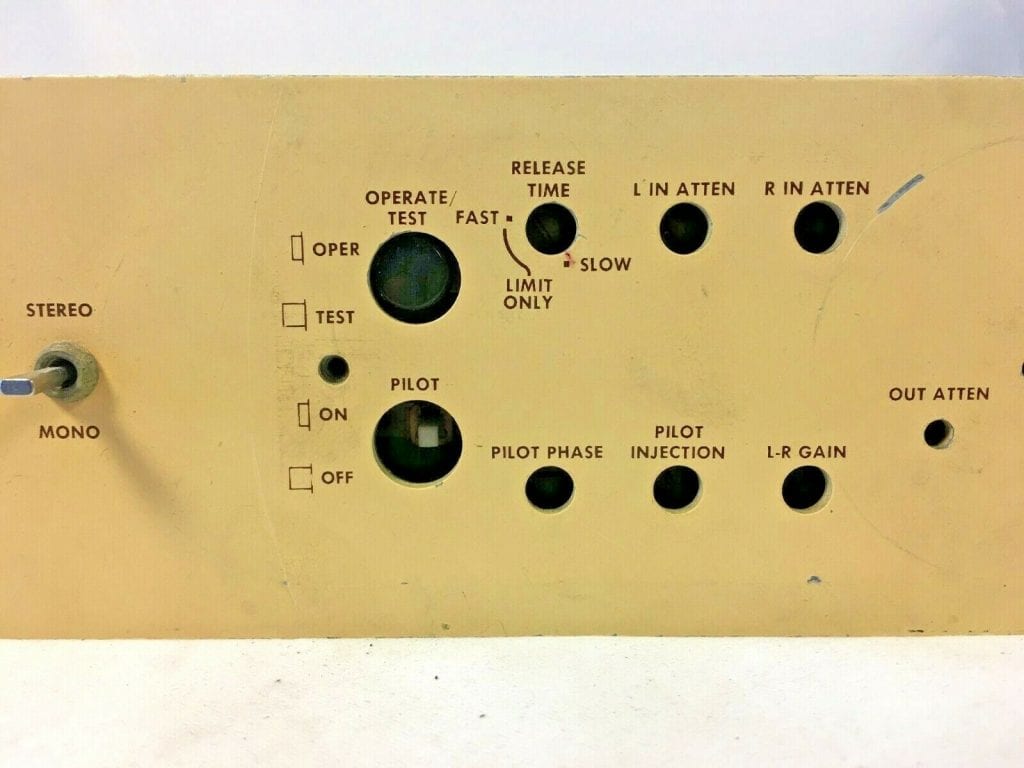 Optimod 8000A Vintage FM Audio Processor Orban Broadcast Radio – Vintage