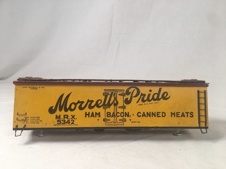 O Scale Model Railroad Scale-Craft Wooden Reefer Boxcar Vintage 40s ...