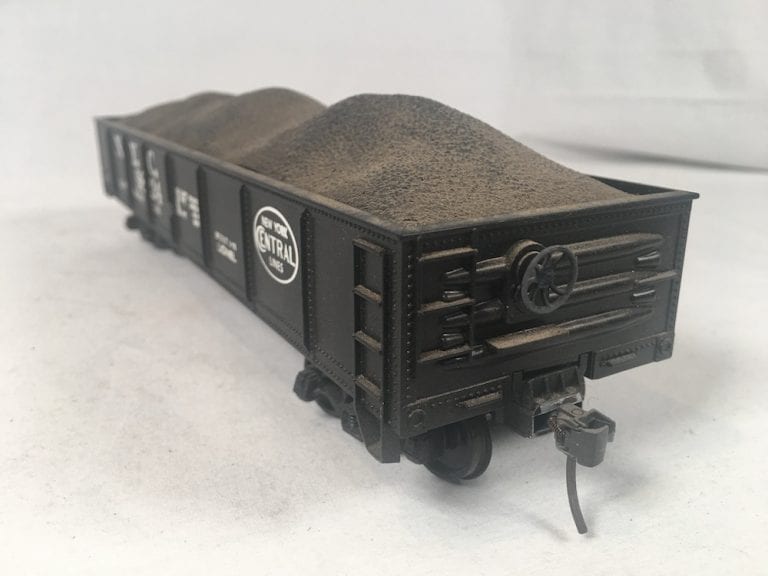 O Scale Model Railroad Coal Car Hopper N.Y.C. Central Vintage 9824 ...