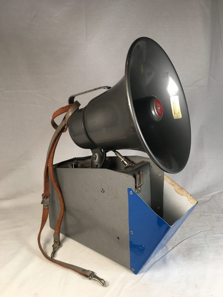 Western Electric Portahorn Bullhorn Like RCA Megaphone Announcer ...