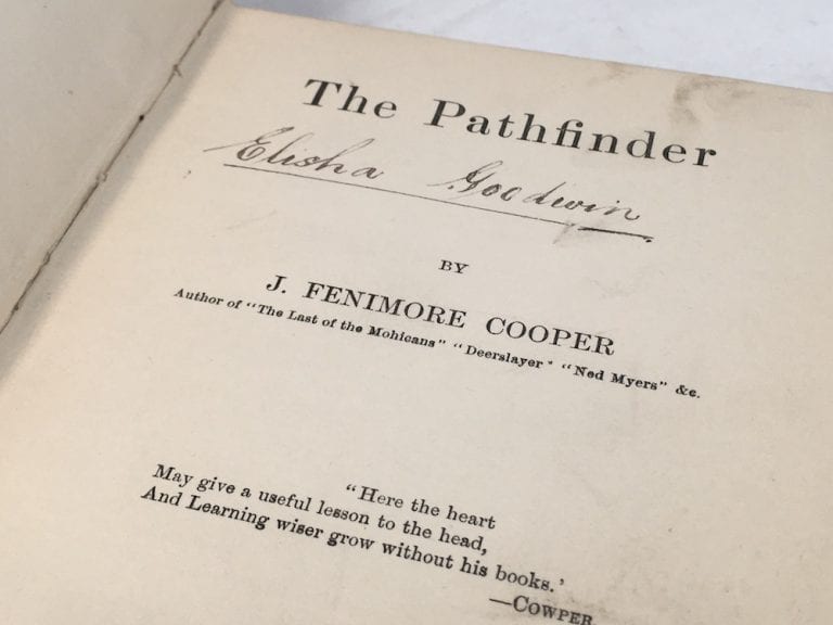 “The Pathfinder” by J. Fenimore Cooper Original Antique Book Hard Cover ...